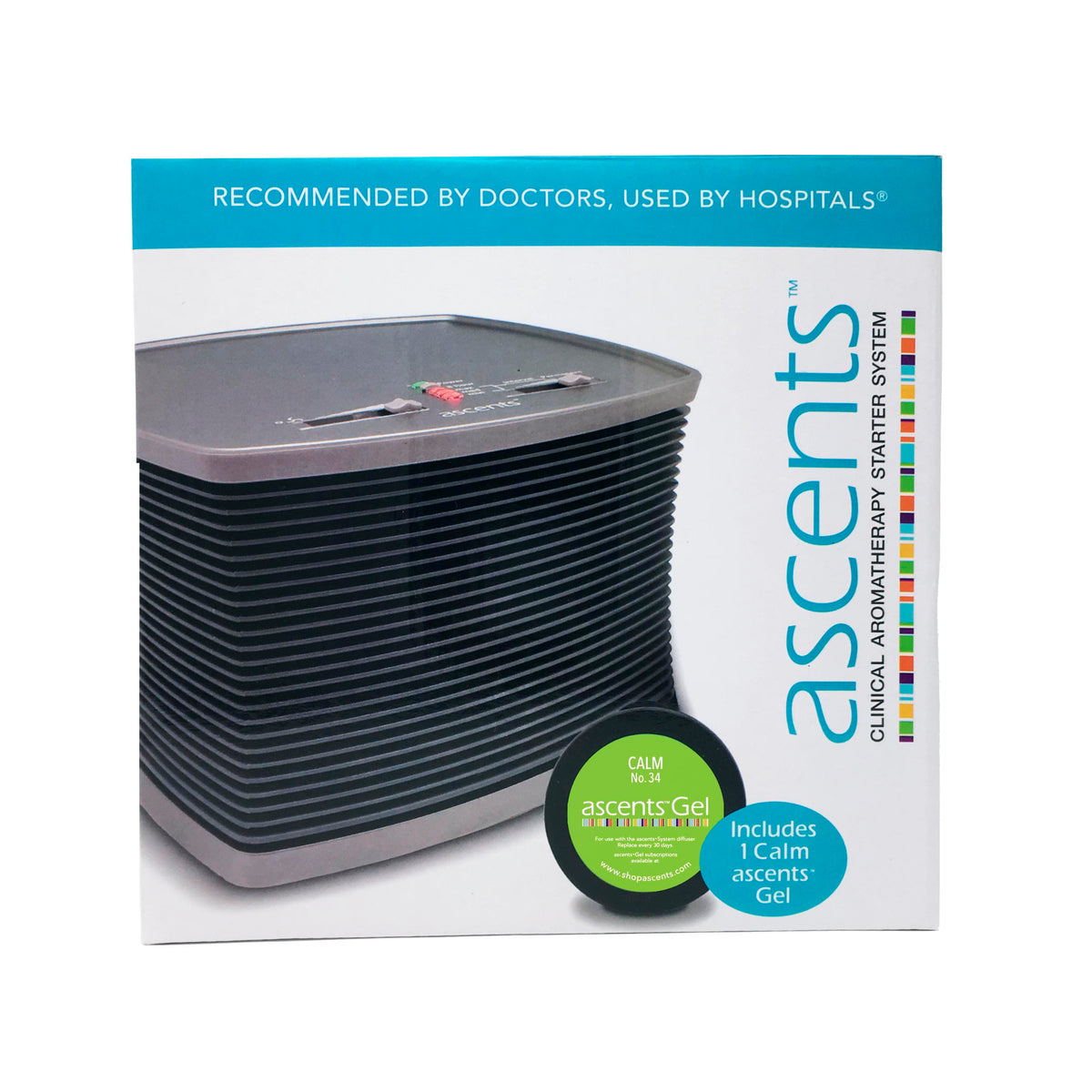 Ascents® Clinical Aromatherapy Gel Diffuser | For Stress & Anxiety