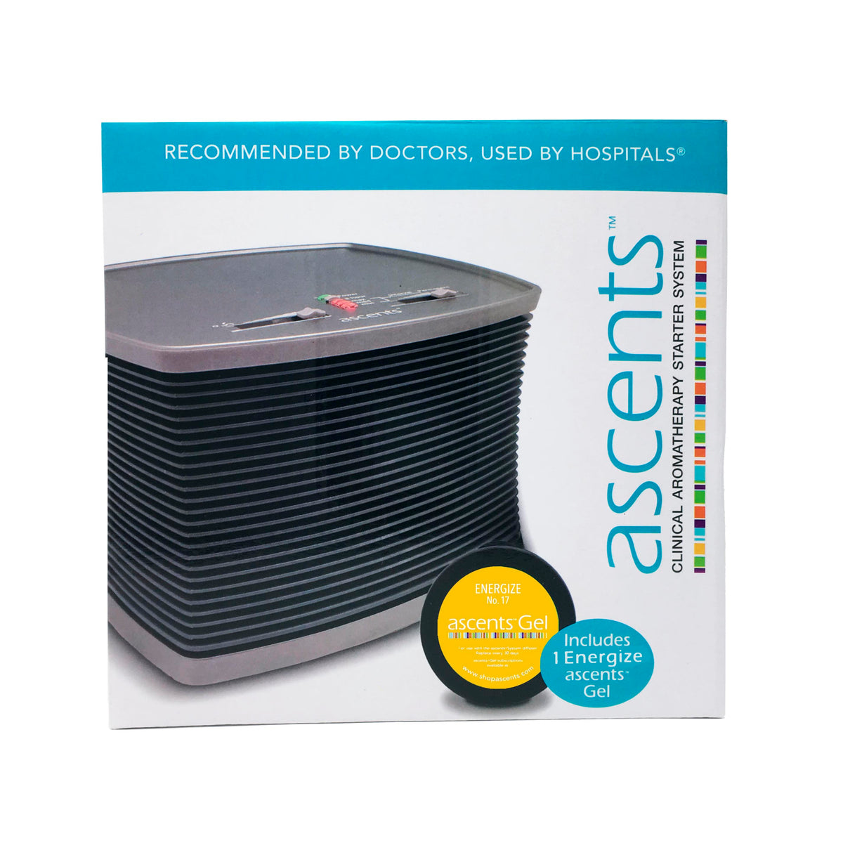 Ascents® Clinical Aromatherapy Gel Diffuser | For Low Energy