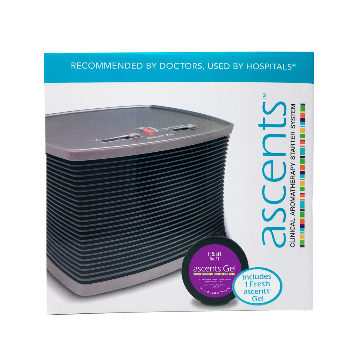 Ascents® Clinical Aromatherapy Gel Diffuser | For Uplift & Balance